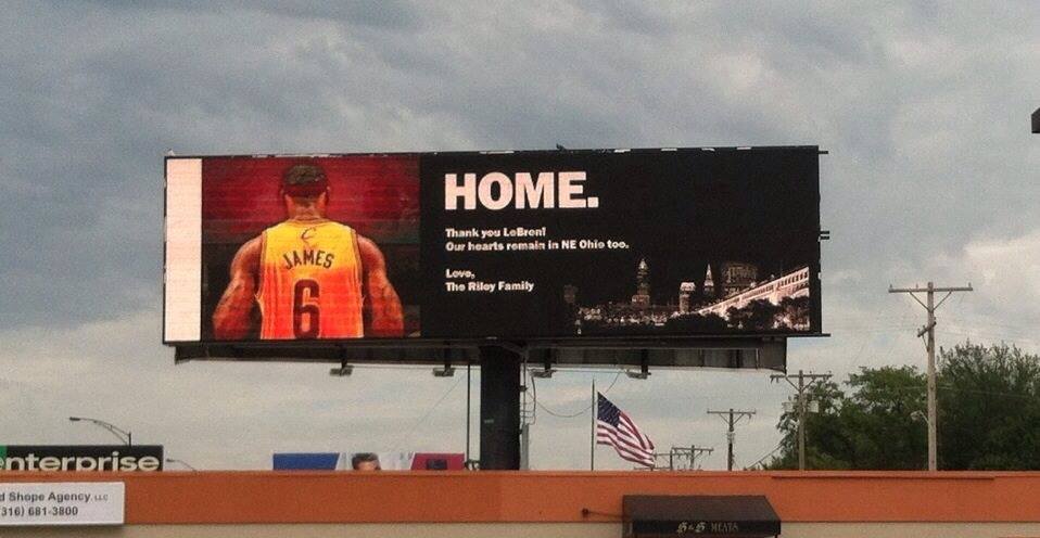 Fan Exclusive: Man Behind The LeBron Billboard In Kansas