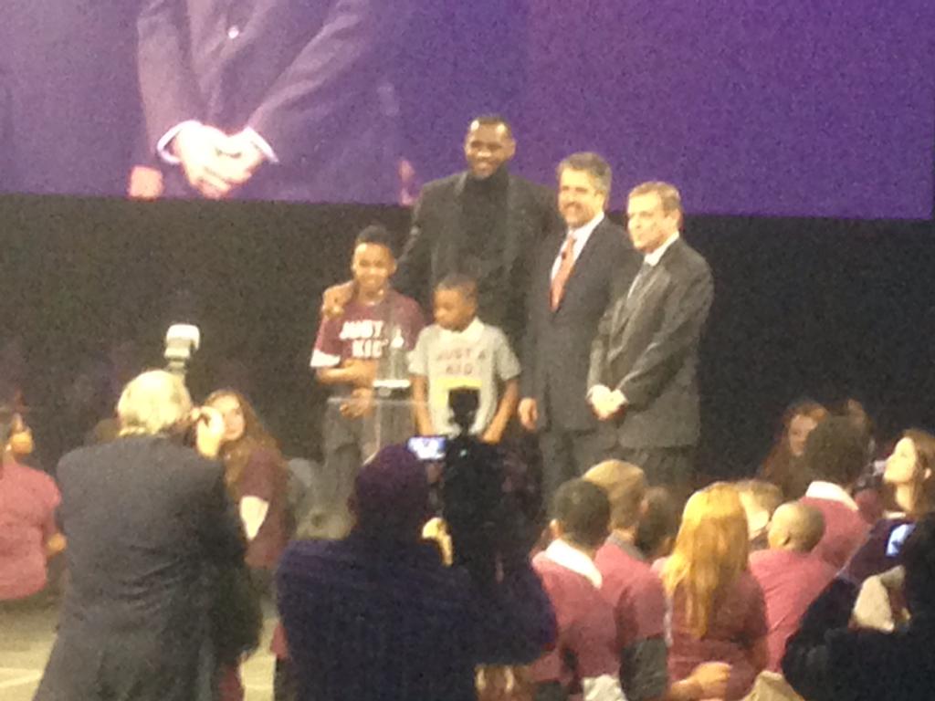 LeBron Receives Distinguished H. Peter Burg Award