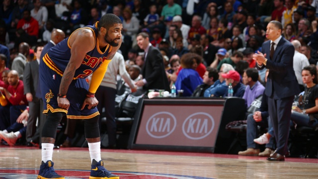 Report: Kyrie Irving exits final preseason game with minor leg injury