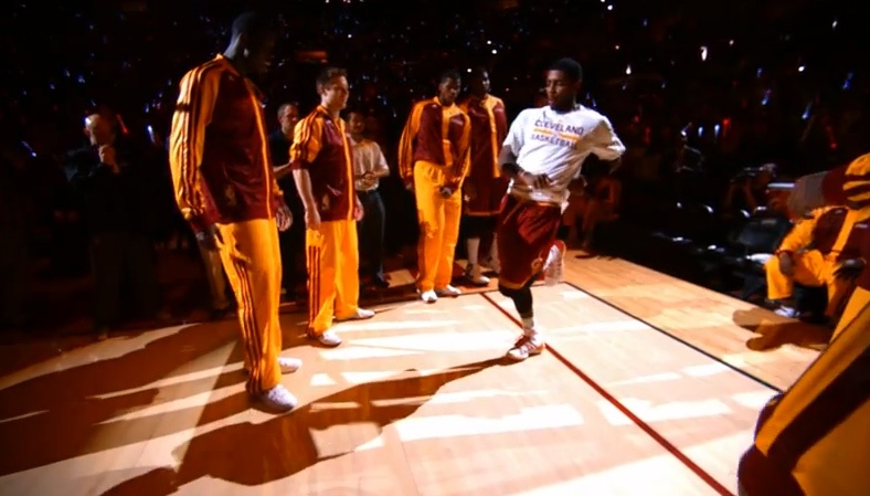 MUST-SEE: Kyrie Irving Makes Viral Dance Video With Camp Kids