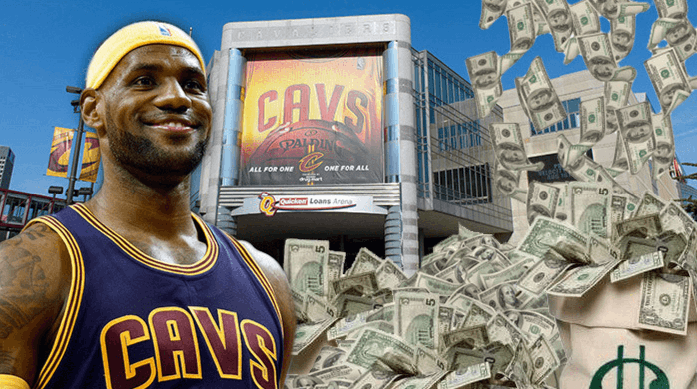 LeBron James never shows how much money he's got on him