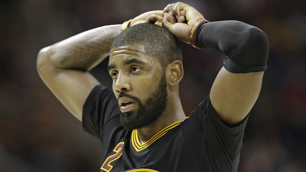 Kyrie Irving practices shot long after blowout loss to Spurs