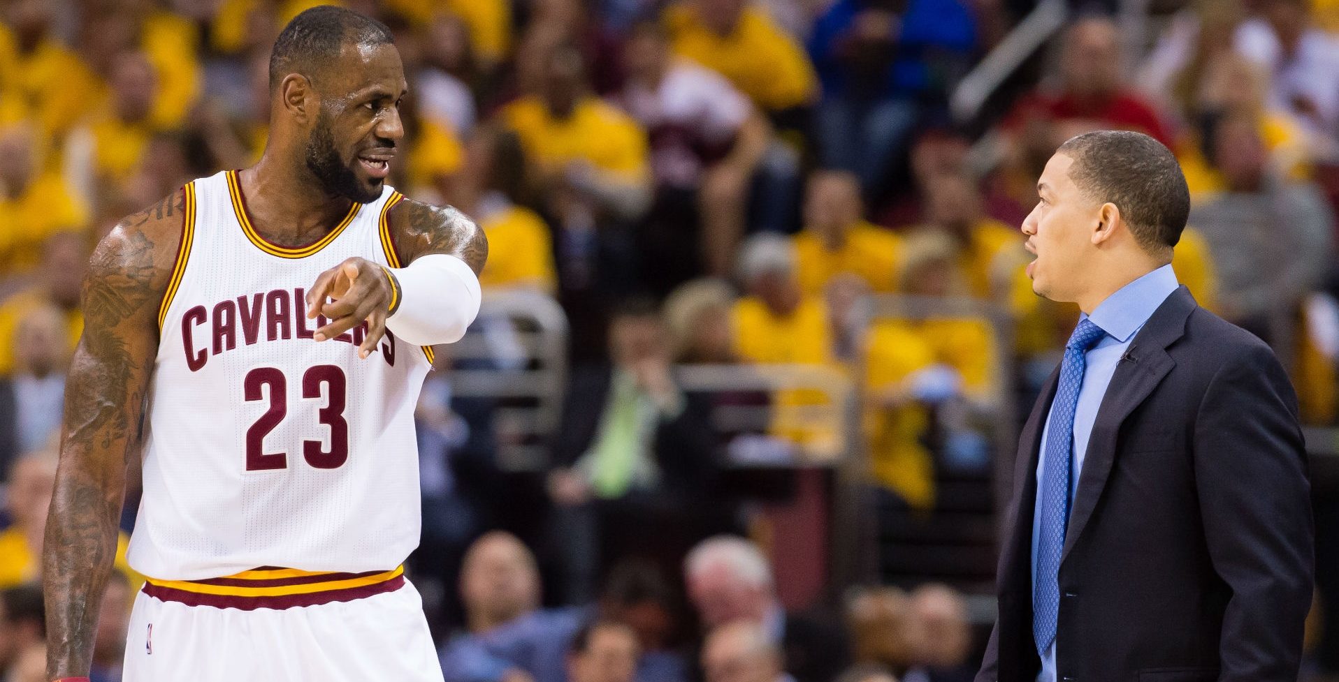 LeBron James on Tyronn Lue's calm state