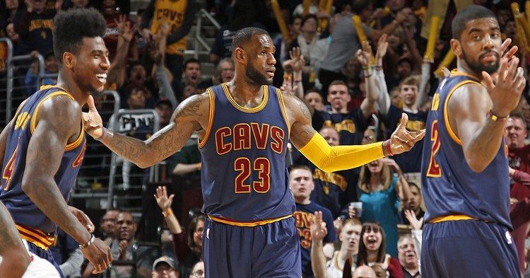 Cavs workout suddenly becomes a dance party for LeBron James, Kyrie ...