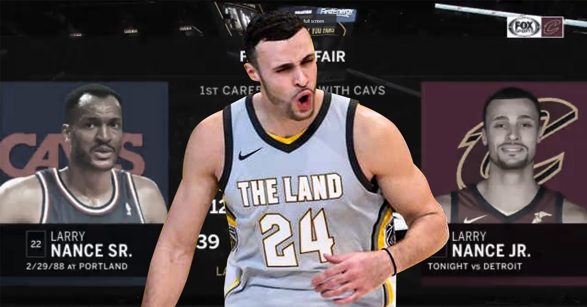 Cavs video: Larry Nance asks for a screenshot of career-night