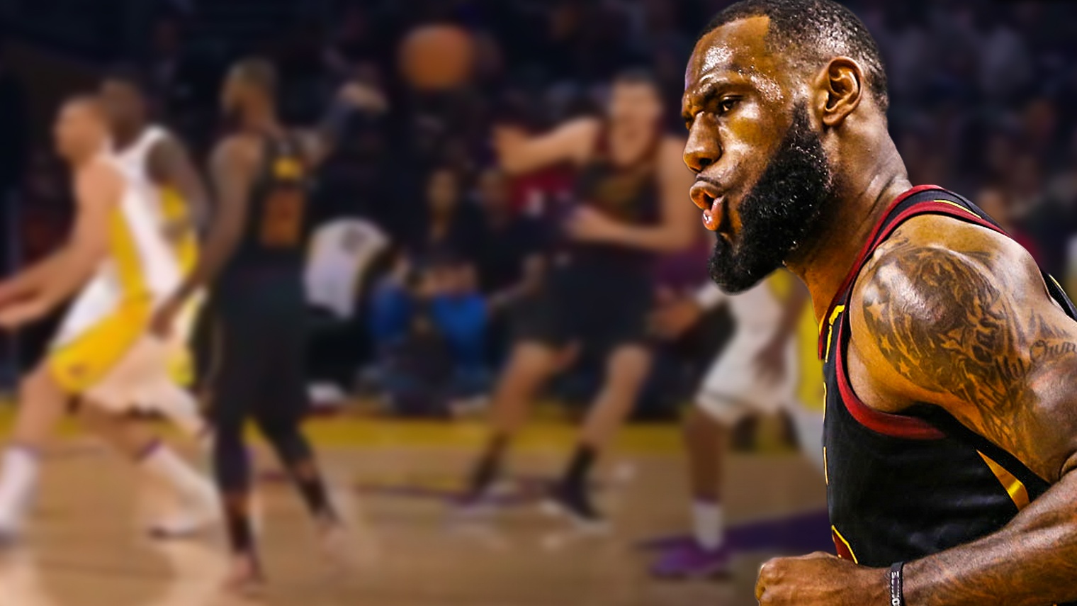 Cavs video: LeBron James fools entire Lakers defense with sneaky pass