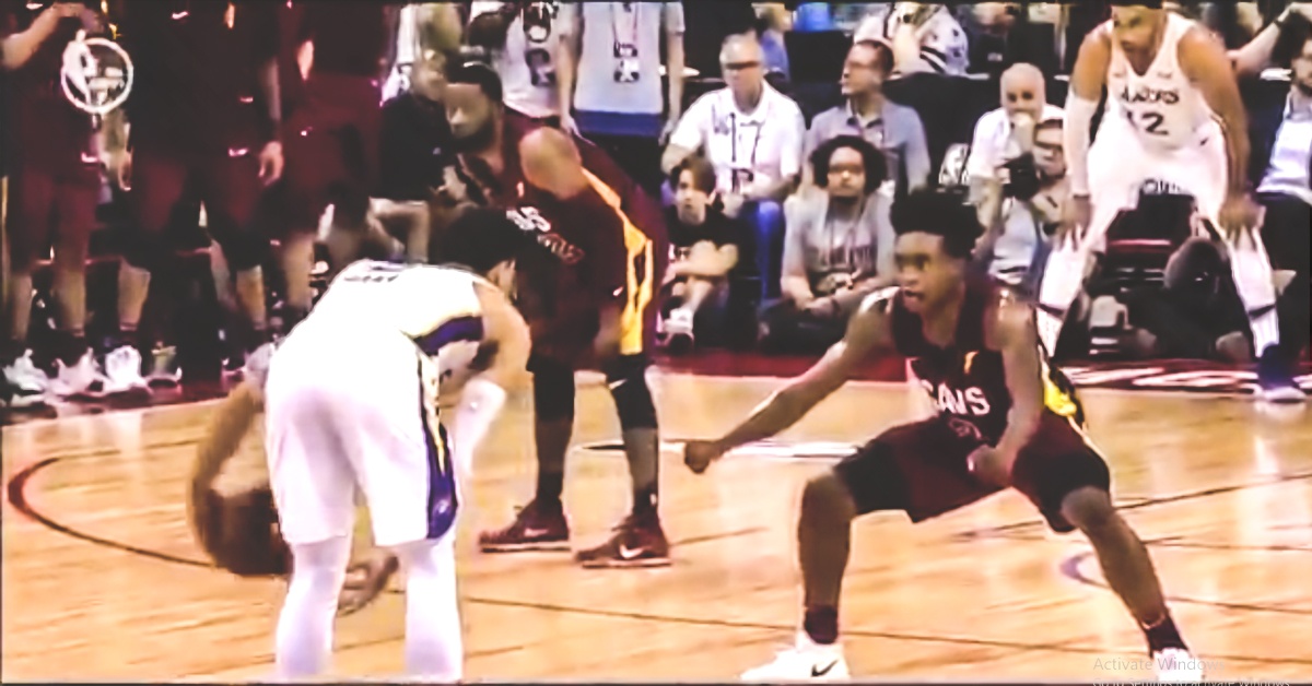 Cavs video: Collin Sexton locked in on Josh Hart defensively
